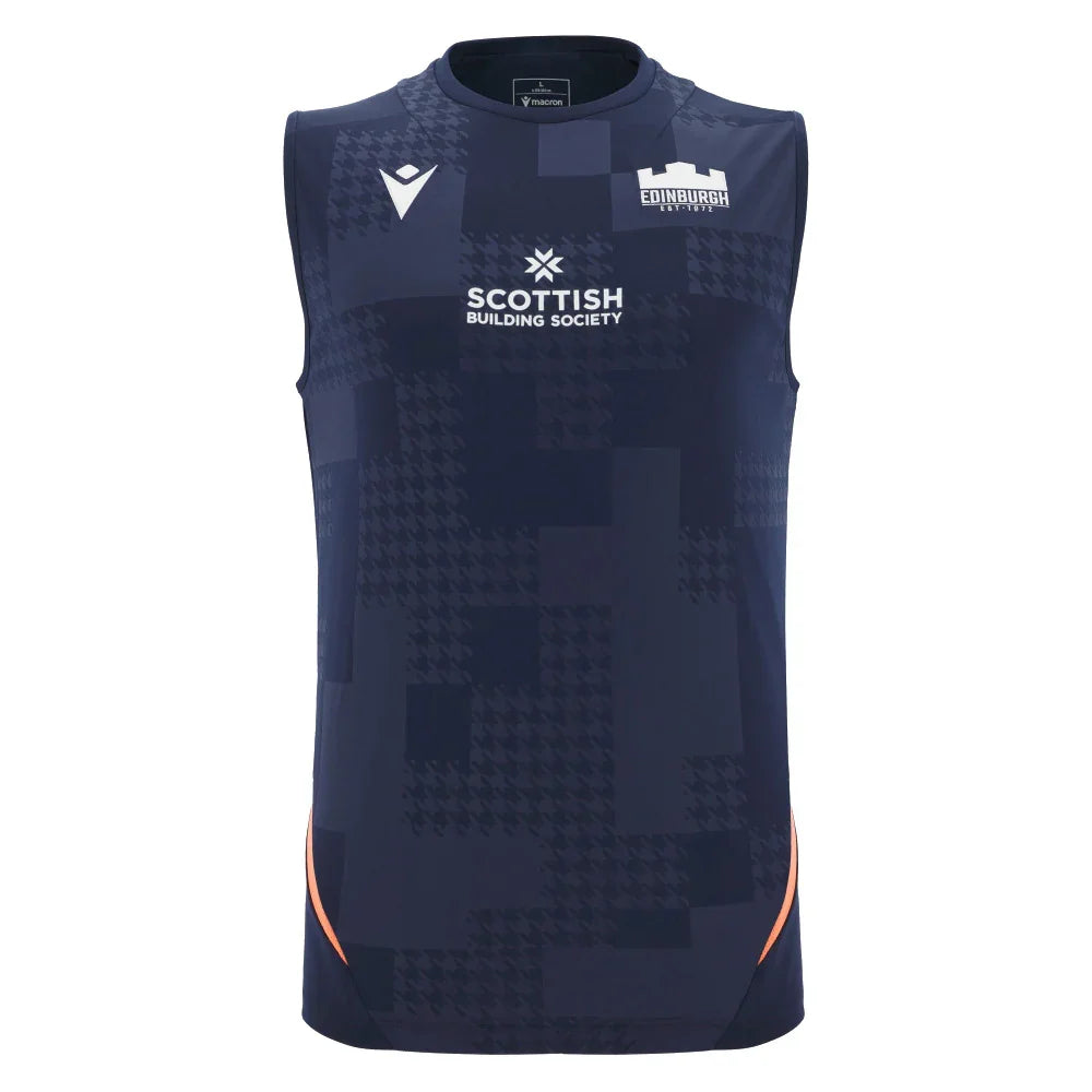 Macron Edinburgh Rugby 2025/26 Mens Training Poly Vest – Rugby Heaven